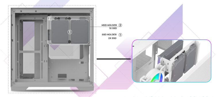 Case Máy Tính MIK LV12 Mini Flow (No Fan/Black/White/ITX/M-ATX) | Máy ...
