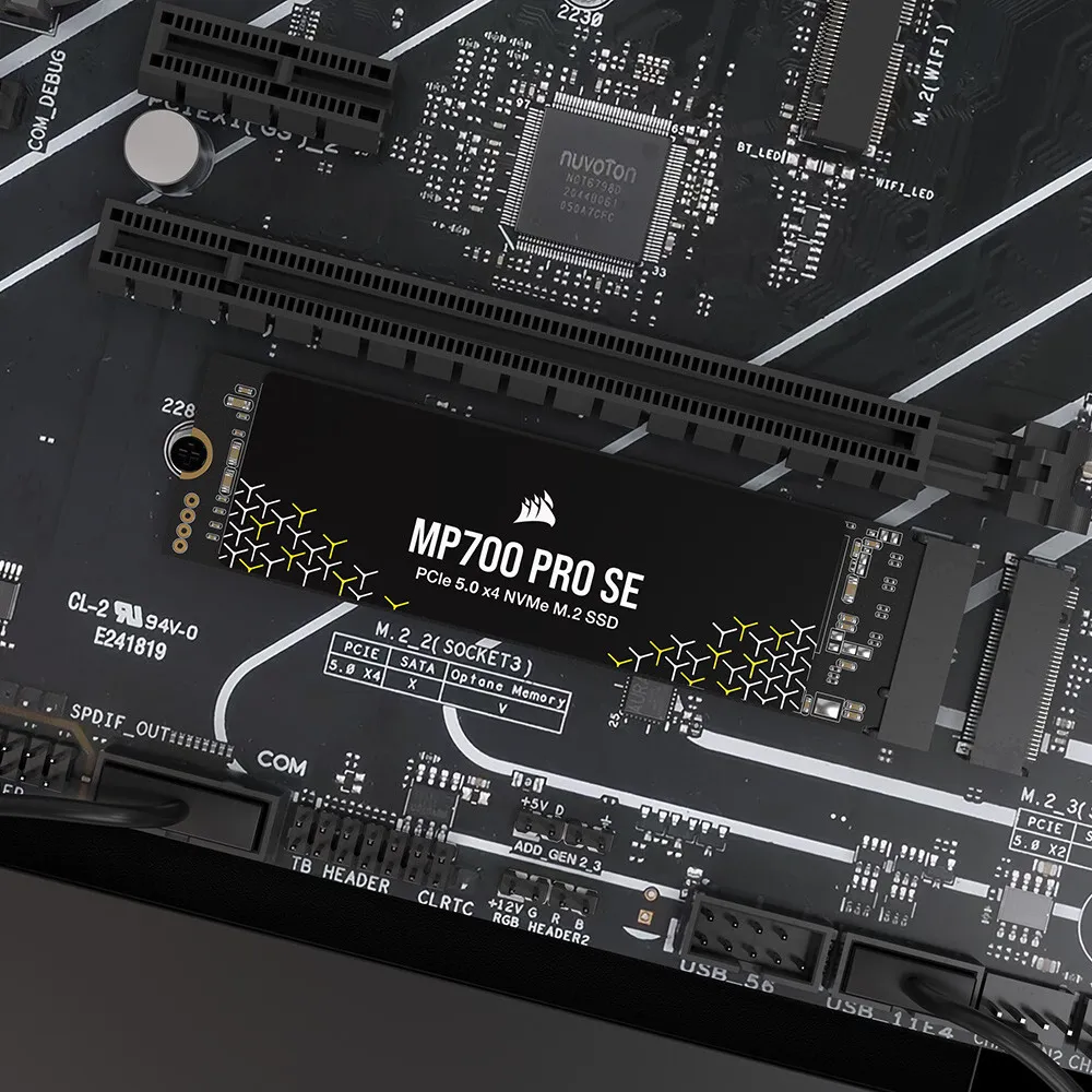 SSD CORSAIR MP700 PRO SE Công Nghệ PCIe 5.0x4 Mang Đến Tốc Độ Đọc/Ghi ...